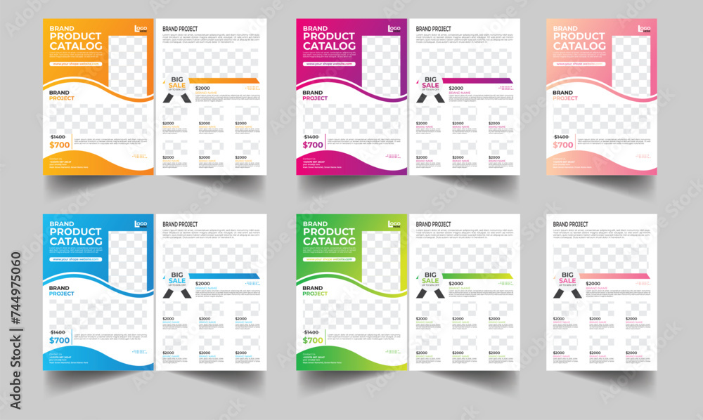 Product Catalogue & modern a4 product catalog design template ...