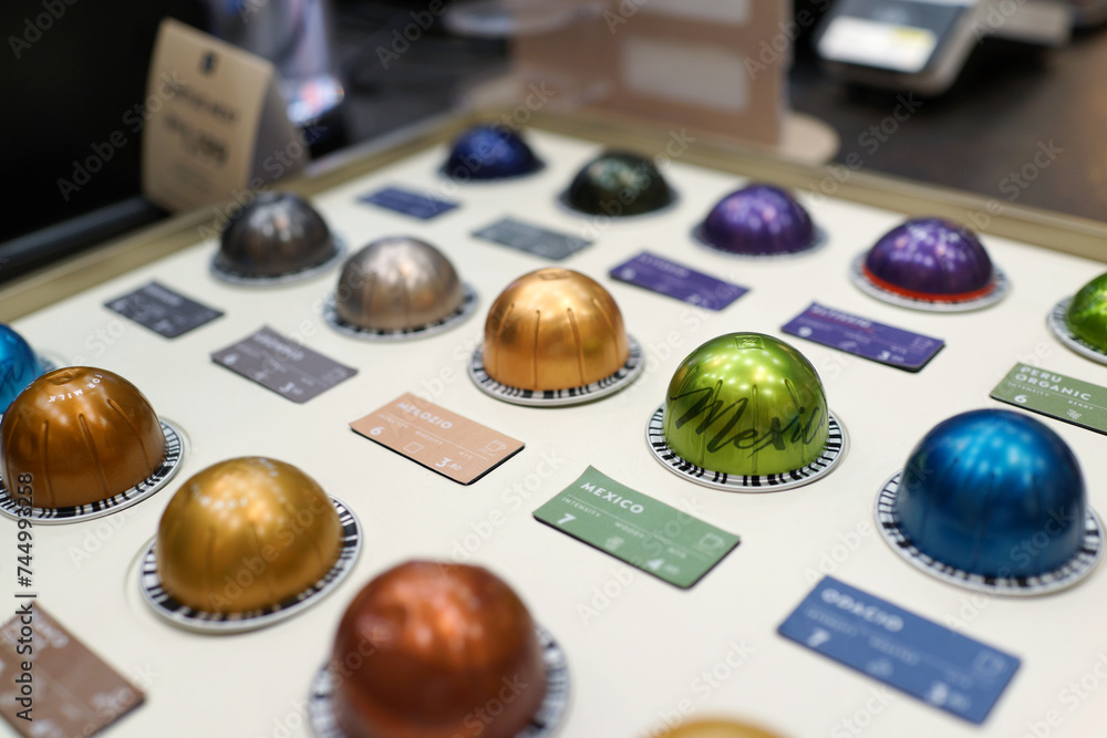 Kuala Lumpur, Malaysia - 12 FEB 2024: View of a store display of ...