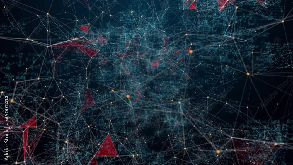 camera movement in digital space with animation of algebraic, physical ...