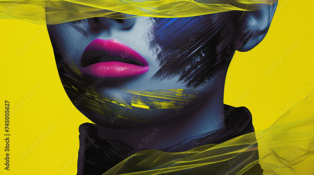 Edgy and modern layout of high end fashion shoot in combination with ...