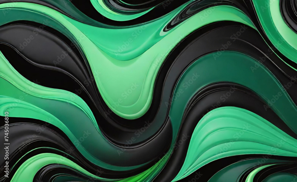 ภาพประกอบสต็อก El fondo negro y verde oscuro es claro con el degradado ...