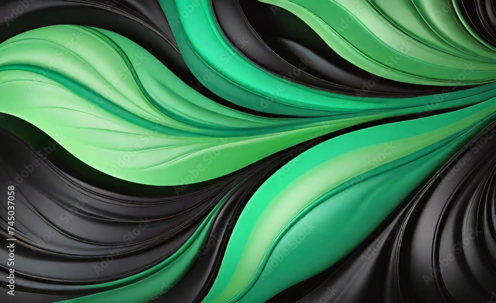 ภาพประกอบสต็อก El fondo negro y verde oscuro es claro con el degradado ...