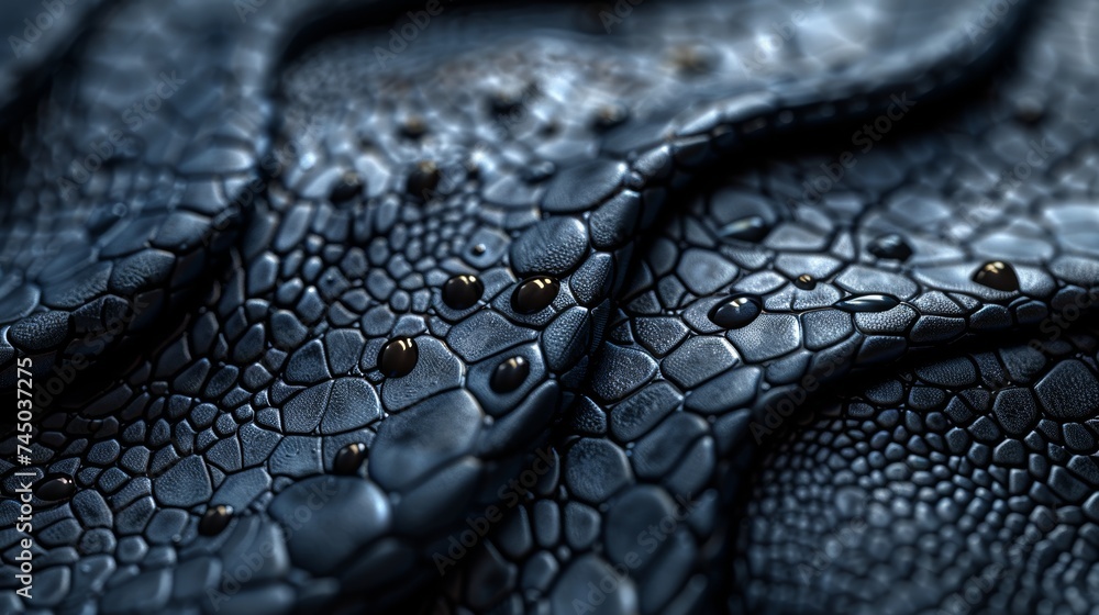 background, extreme macro shot of Monitor Lizard Skin texture ...