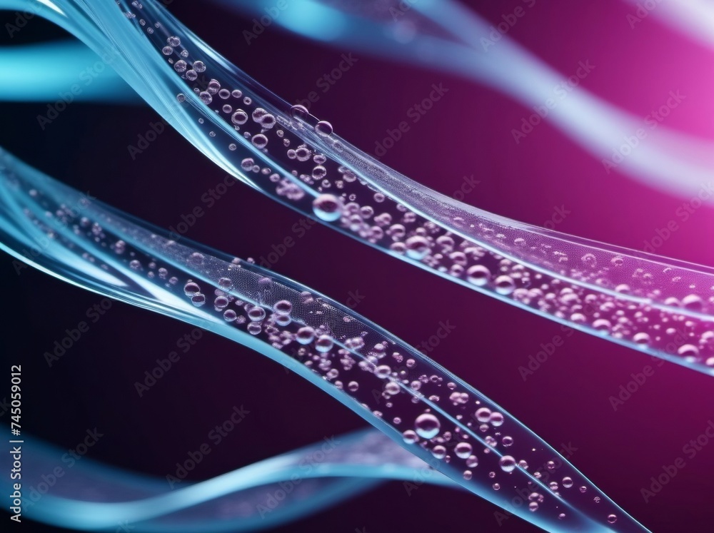 hair magnified under microscope texture and abstract background closeup ...