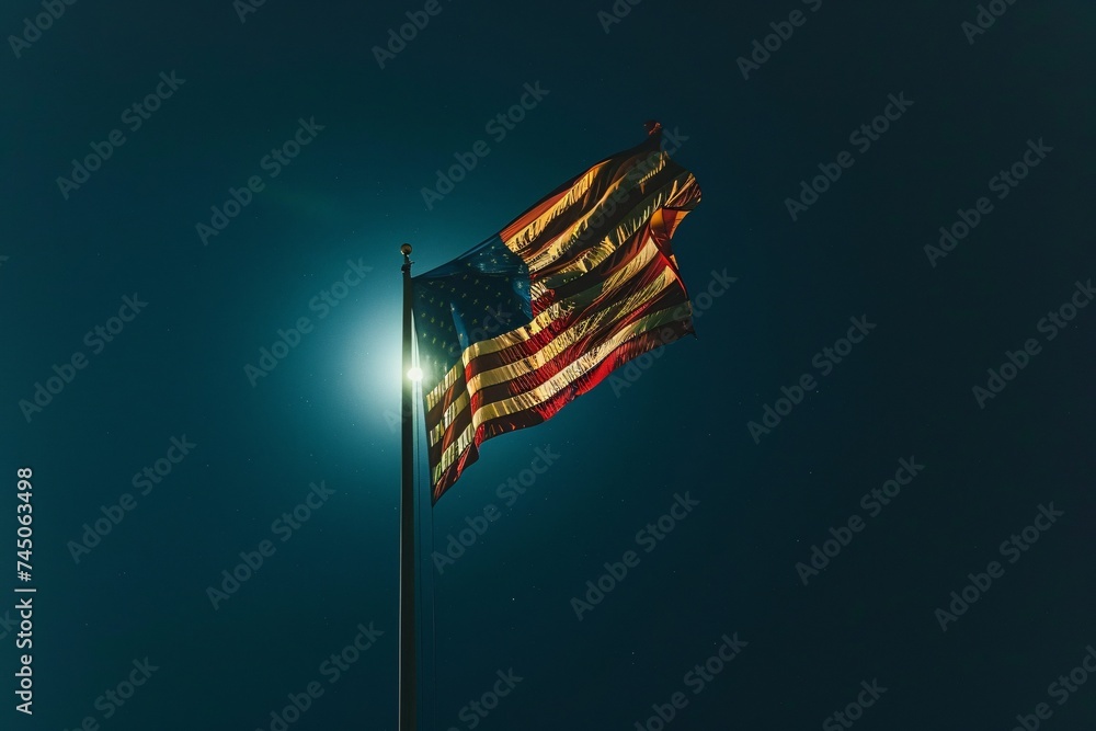 Fly the Flag A Celebration of American Pride Generative AI Stock ...
