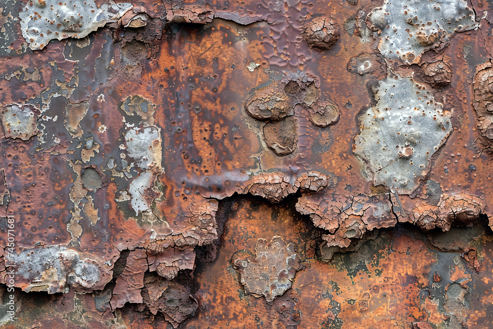 Rusty Metal Texture. The Rusted Areas and Weathering of Metal. Stock ...