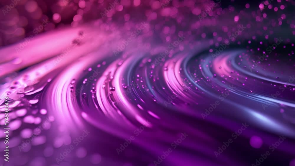 purple background with bubbles and drops, Purple ripples with water ...