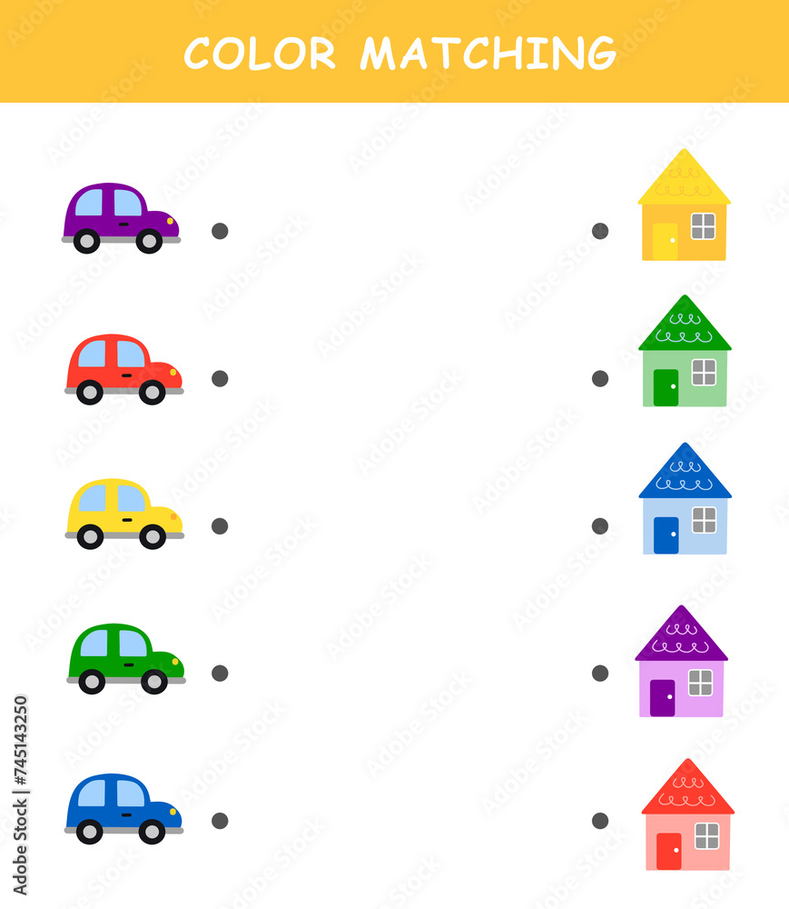 Color matching game for preschool kids. Color Matching Activities for ...