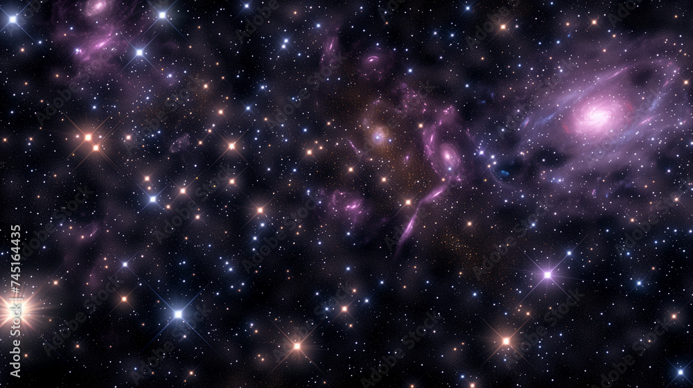 beautiful galaxy full of bright stars, space stars nebula wallpaper ...
