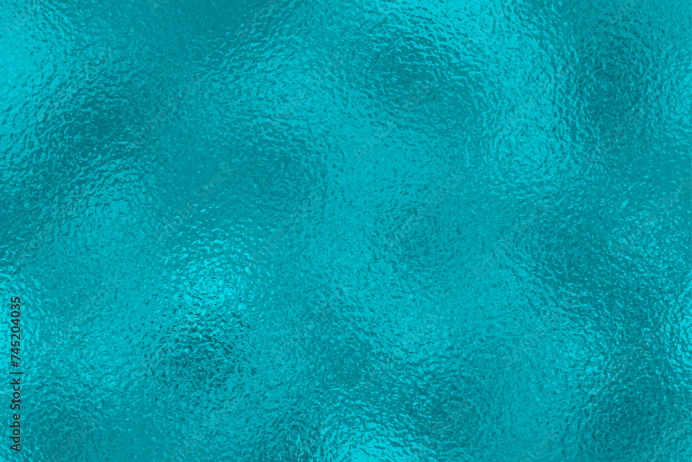 Emerald green foil texture background with large scale glass effect ...
