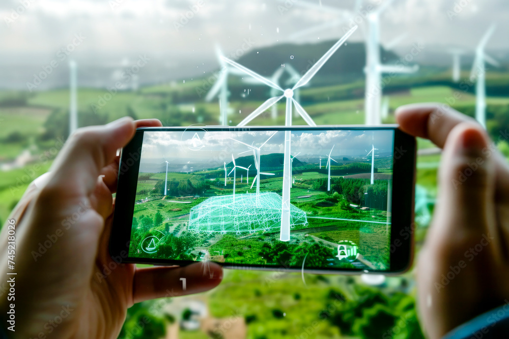 Renewable Energy Engineers Design 3D Wind Turbine Park Using Augmented ...