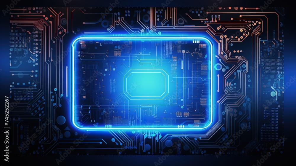 Innovative Technology Frames, a futuristic, digital-looking frame with ...