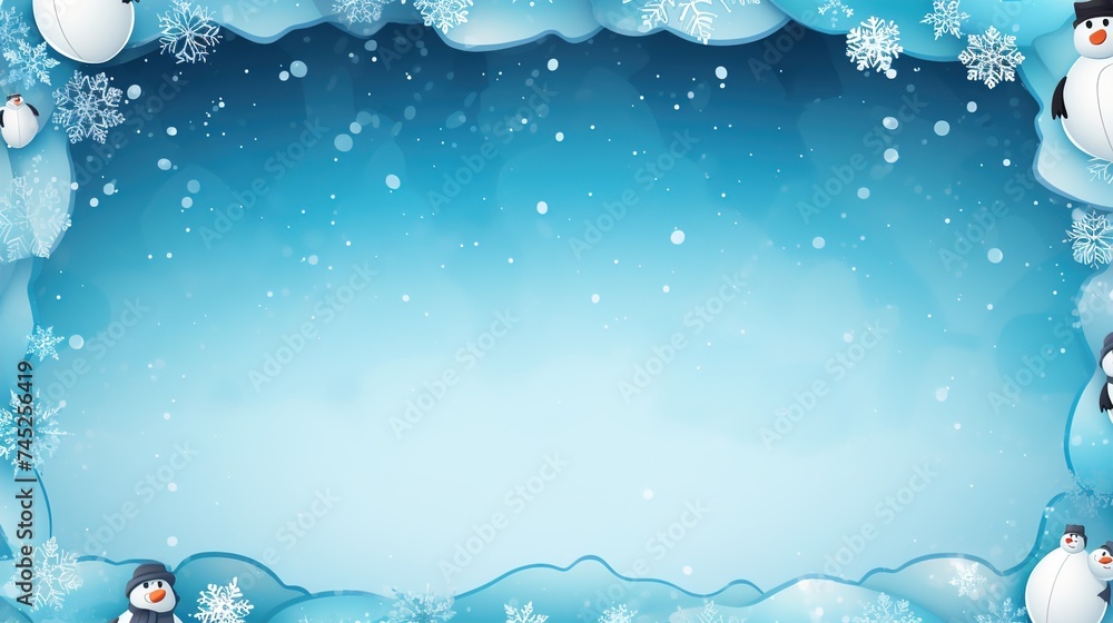 Arctic Adventure Frames, a chilly frame with illustrations of ...