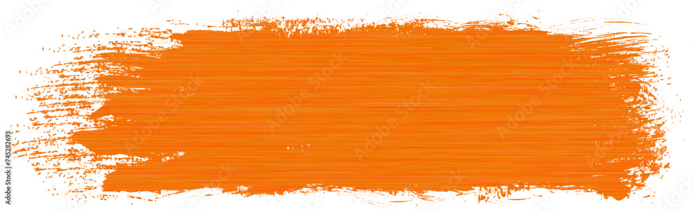 Yellow line of paint isolated, yellow smear on transparent background ...