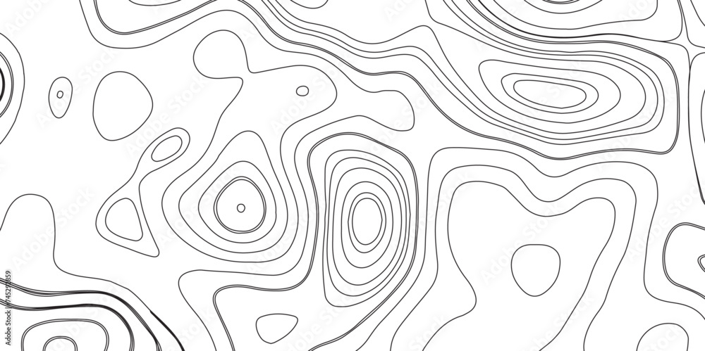 Topographic map patterns. Topography line map. Topographic map contours ...