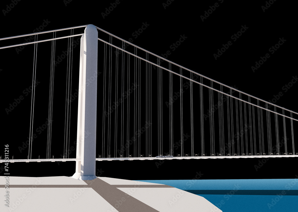 Bridge over the Strait of Messina, design and architecture, study of ...
