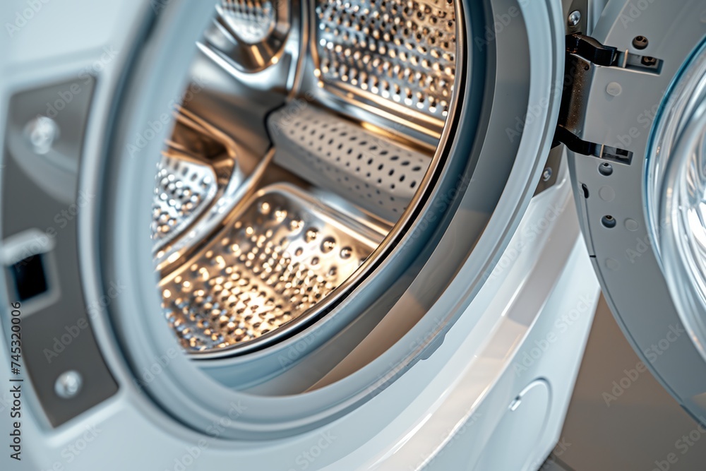 Washing machine detailed view laundry hygiene equipment fresh clean ...