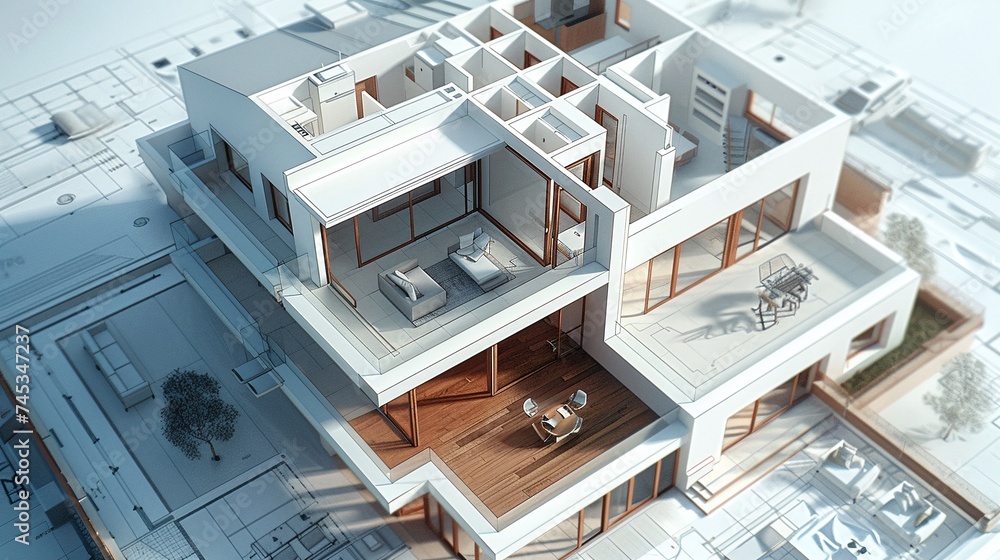 BIM model presentation for construction customer and contractor ...