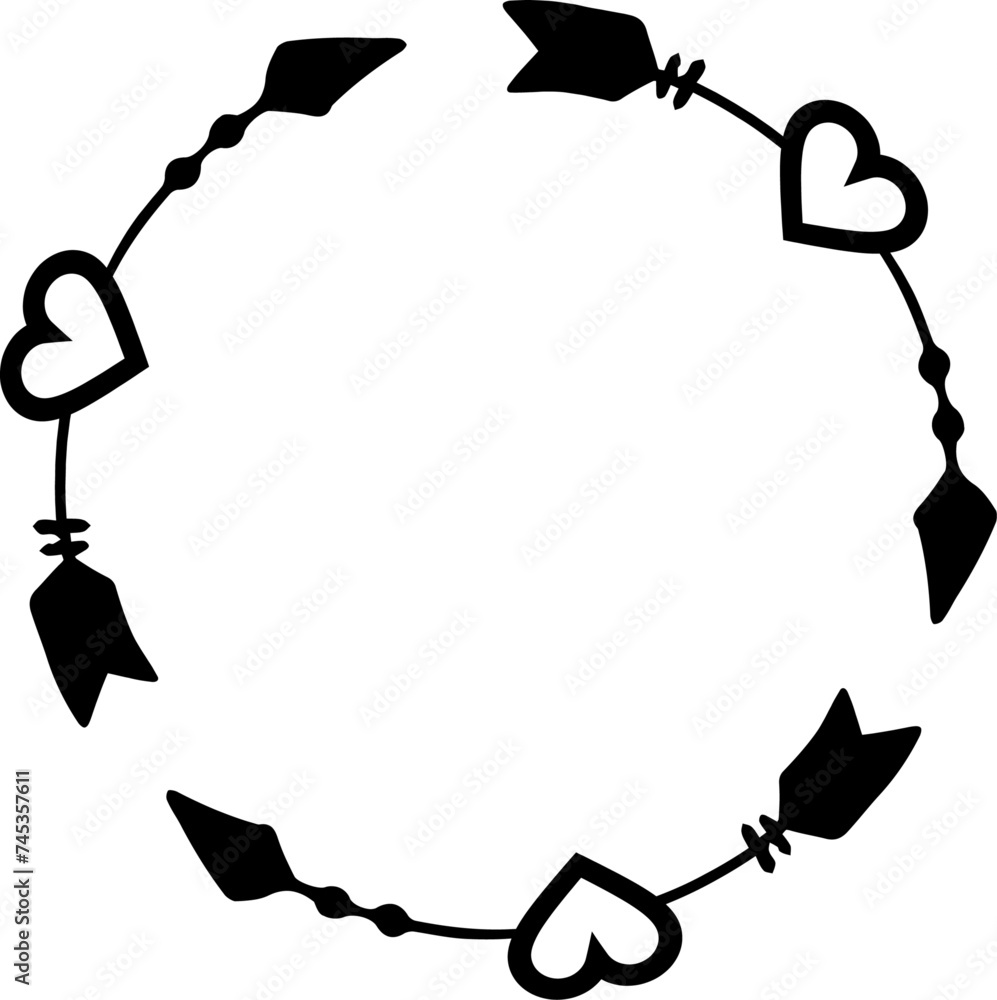 Arrow Svg Cute Heart Tribal Bow Decal Cutting Files Files Cricut Wreath ...