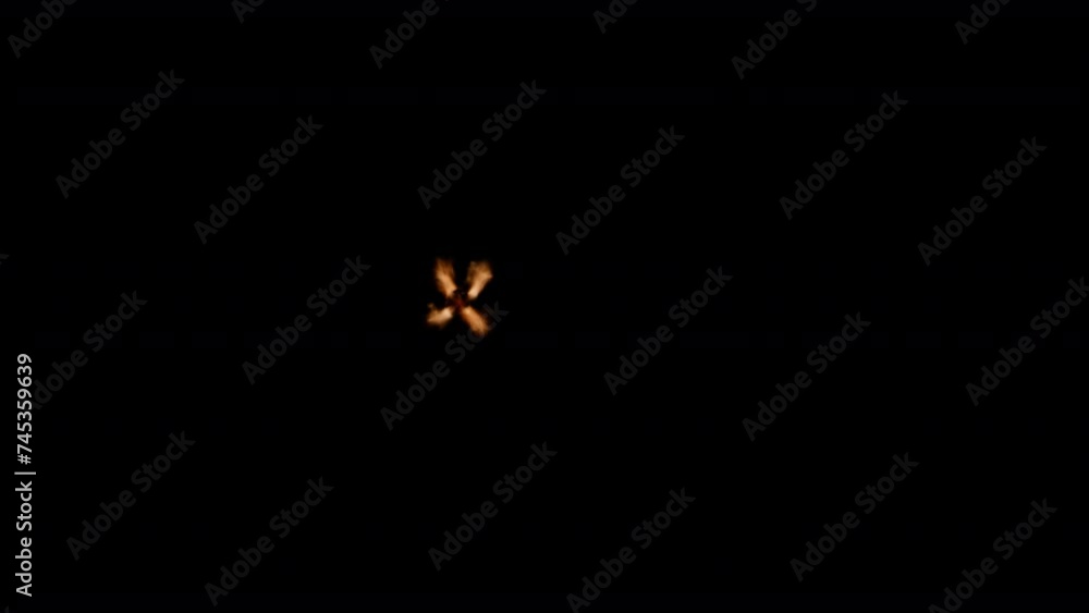 Realistic Muzzle flashes straight fire montage with smoke effect ...