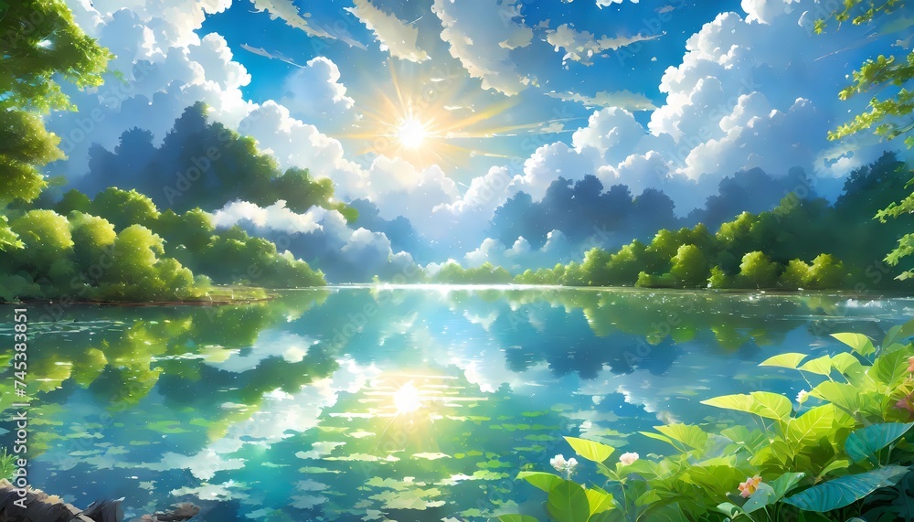 Digital art collection featuring vibrant and detailed scenes that blend ...