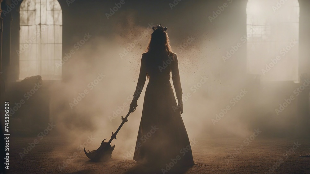 devil Exorcism dragon demon woman possessed by the devil stylized in ...