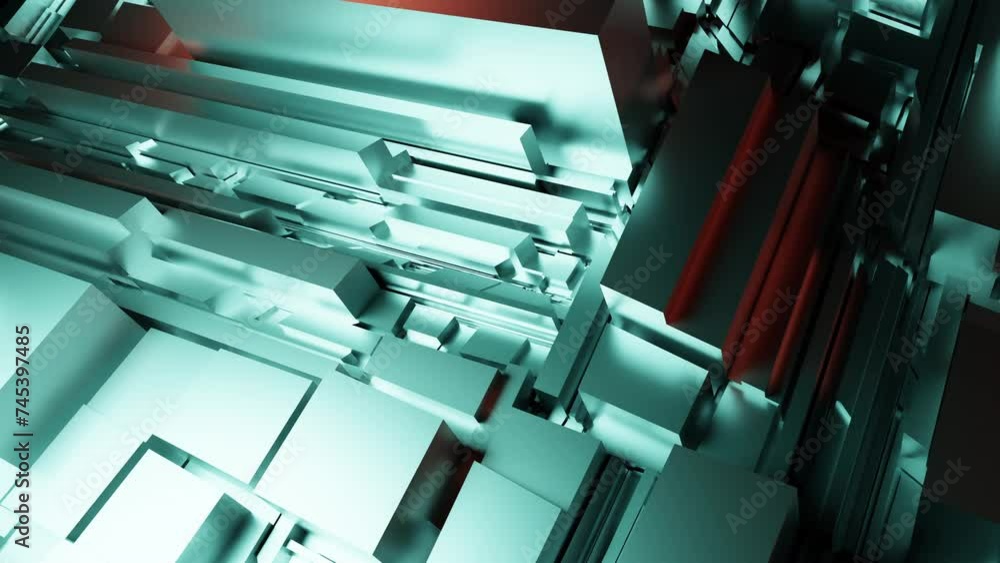 3d abstract art rendering of 3d background video animation with ...