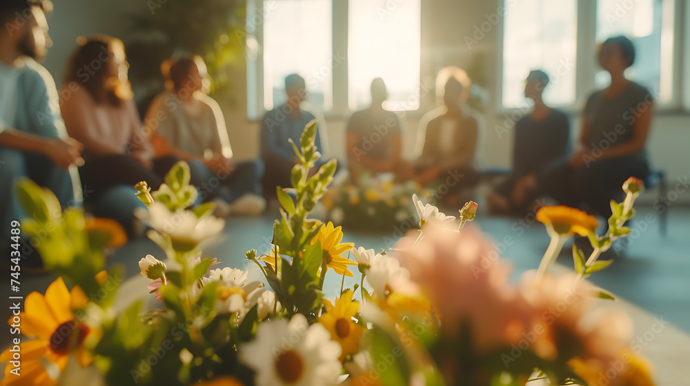Foto De Círculo De Oração Diversidade Cultural E Religiosa Unidas Pela