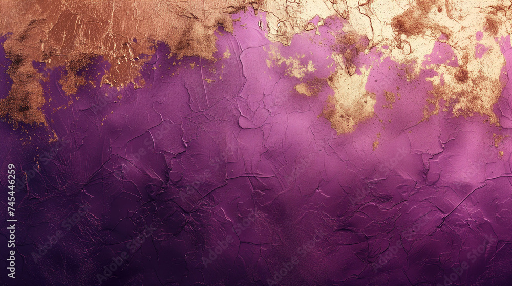Purple and gold texture background design. Purple and gold rough ...