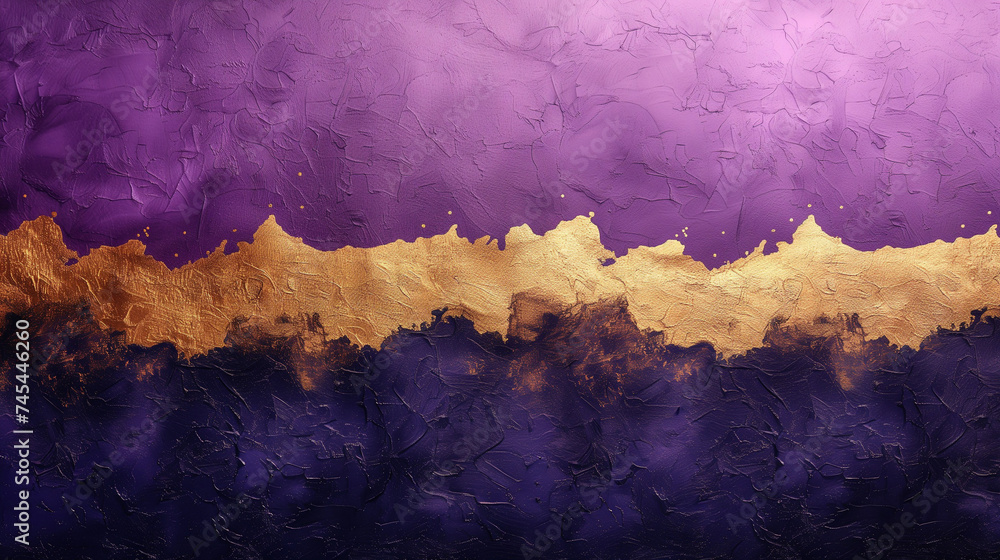 Purple and gold texture background design. Purple and gold rough ...