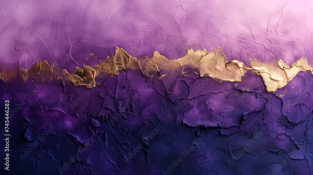 Purple and gold texture background design. Purple and gold rough ...