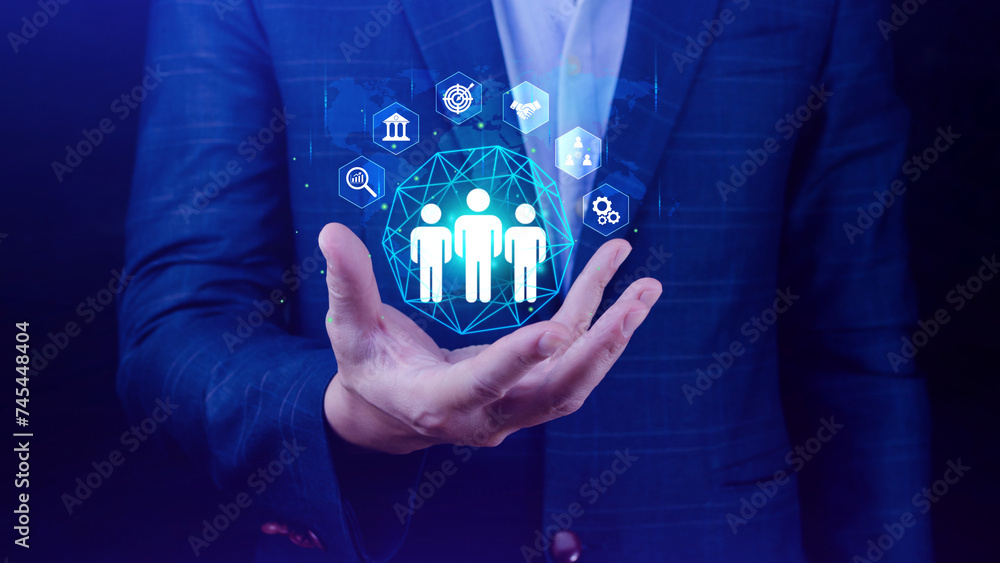 Teamwork and partnership concept. Business solution, Development. Unity ...