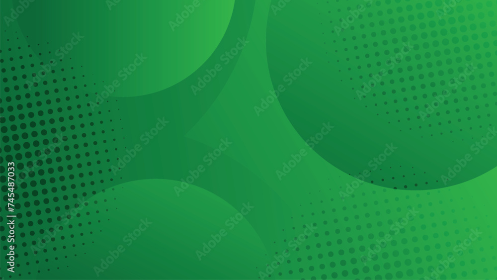 Abstract green background with dots Stock Vector | Adobe Stock