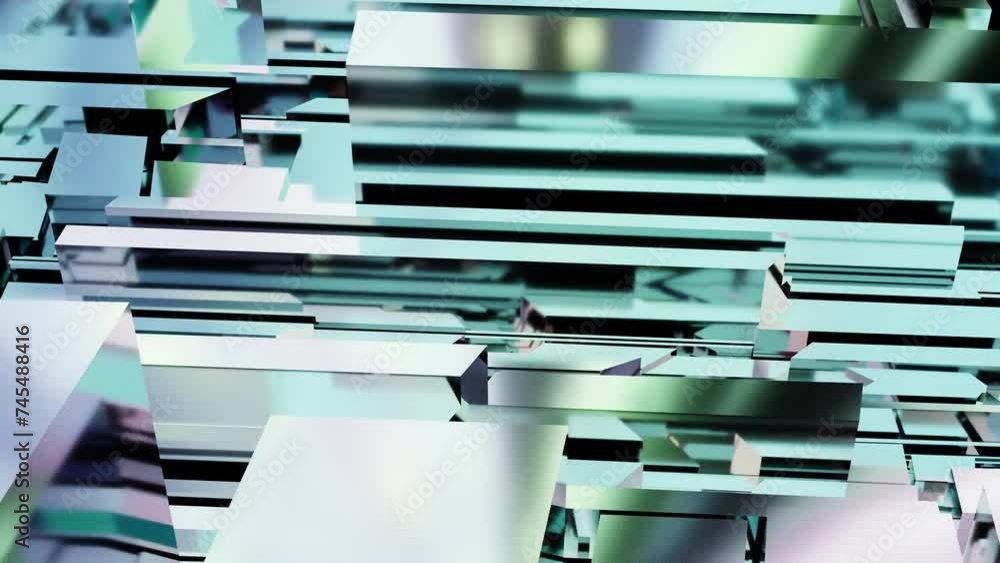 Vidéo Stock 3d abstract art rendering of 3d background video animation ...