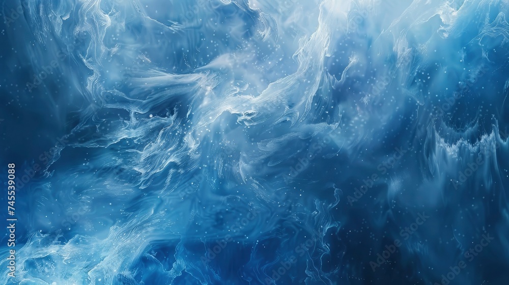 Abstract blue effect background - generative ai Stock Illustration ...