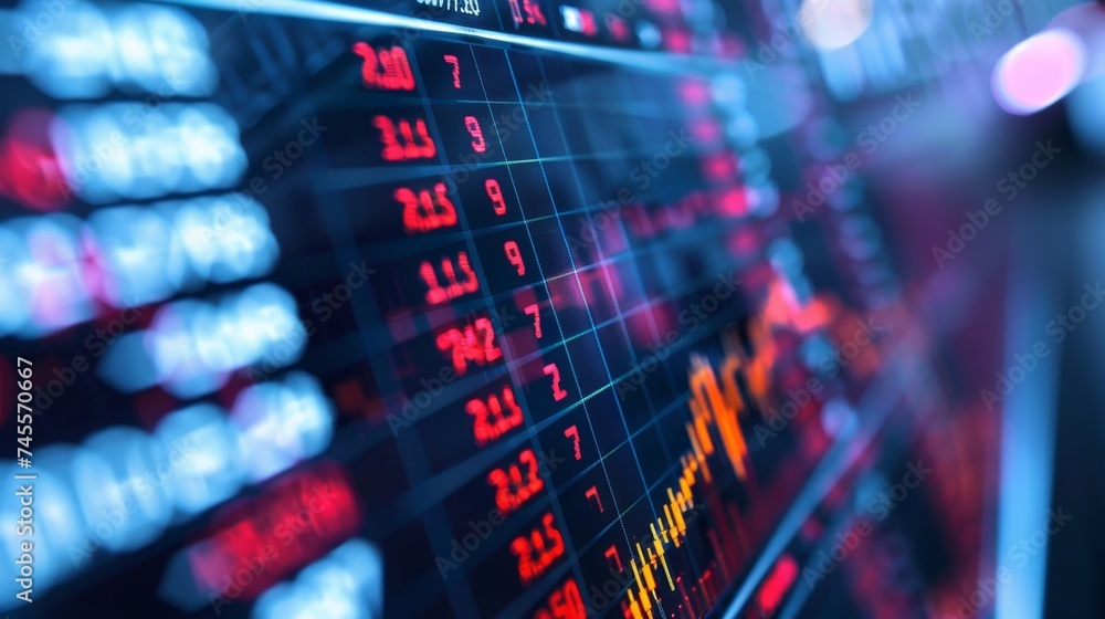 Depict the rigorous process of financial analysis, where data tells the ...