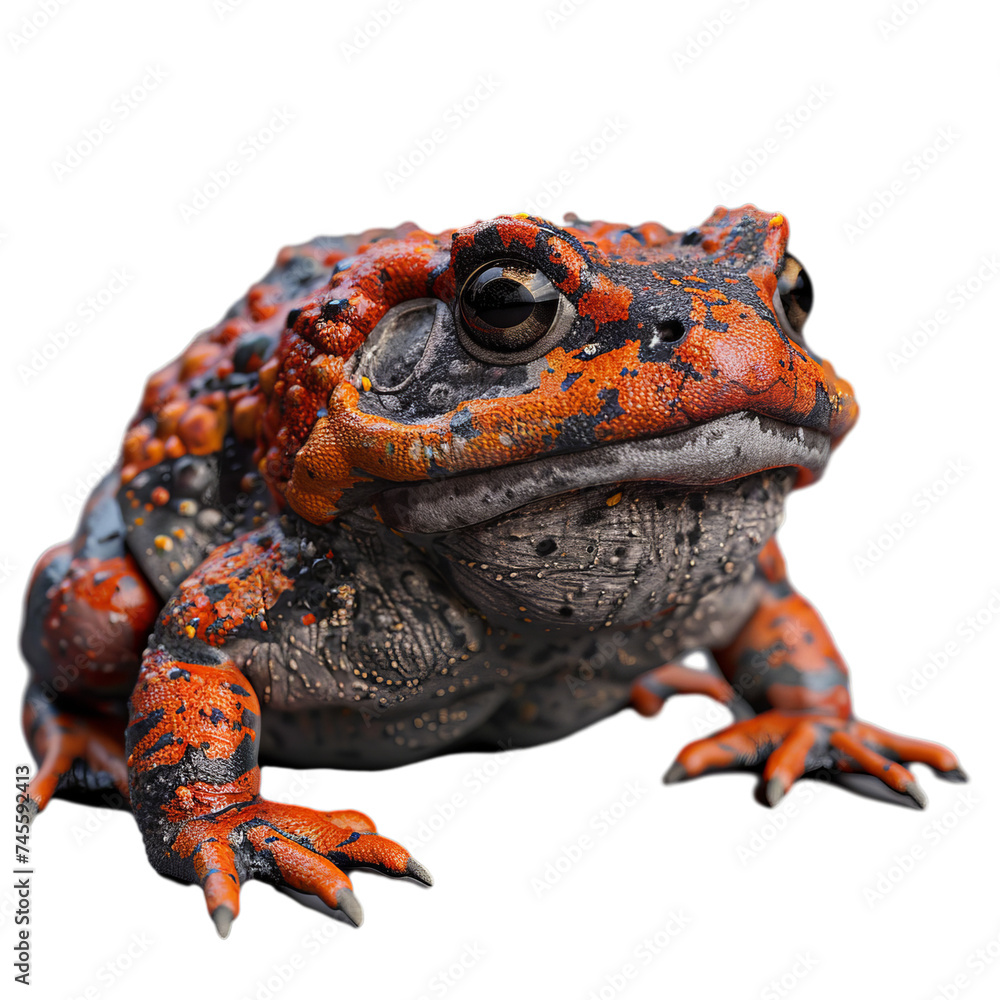 fire-bellied toad isolated on transparent background, png Stock Photo ...
