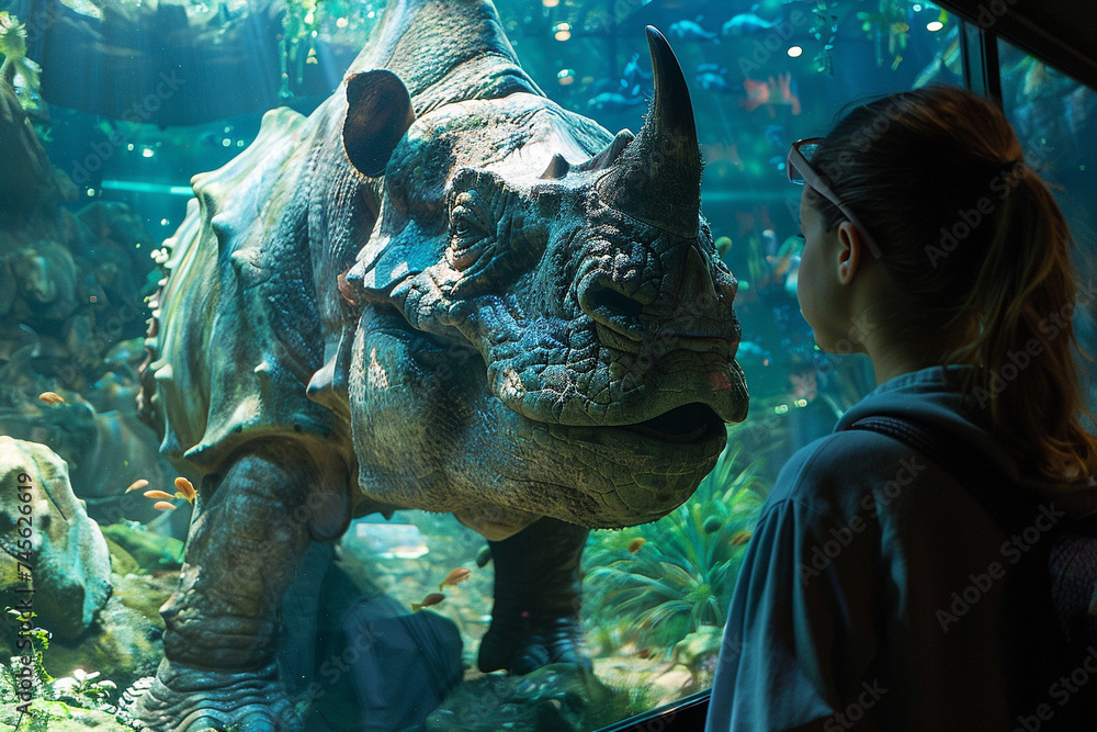 Digital zoos with holographic displays of extinct or endangered animals ...