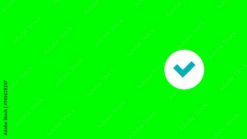 Stockvideon Yes and No check marks. Check box list icons set, green and ...