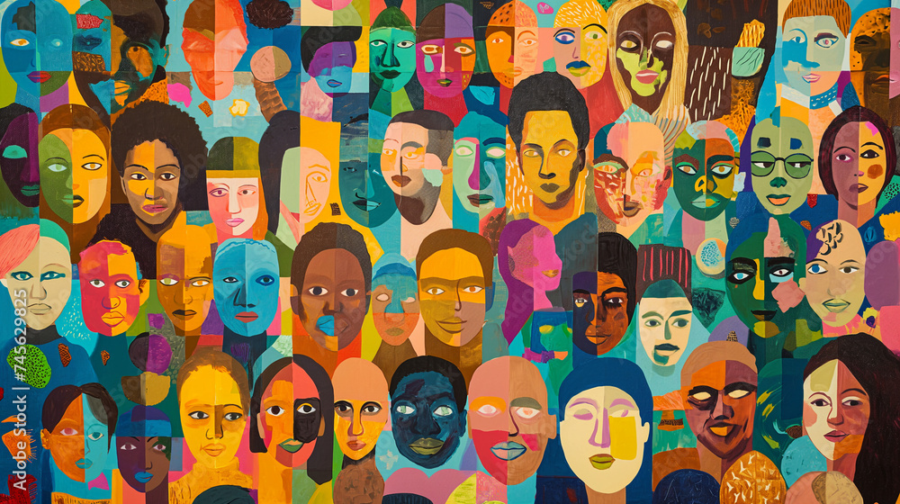 People from different cultures, backgrounds, and ages, symbolizing the ...