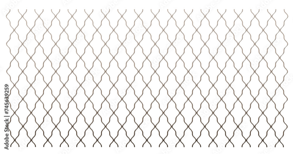 Built to Endure: This 3D illustration of geometric steel mesh embodies ...