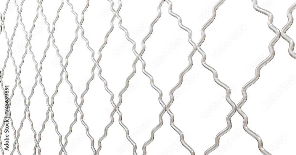 Beyond Functionality: This 3D illustration reimagines geometric wire ...