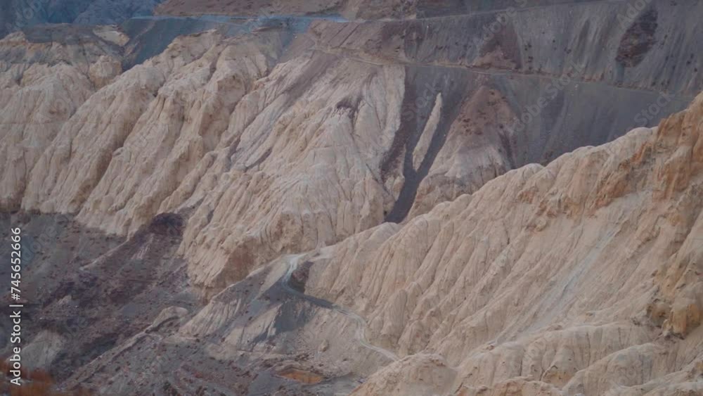 Closeup shot of Moonland Chango as seen on the way to Spiti Valley in ...