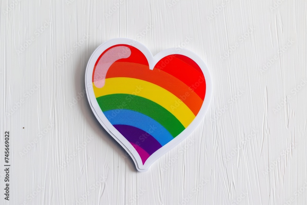LGBTQ Sticker tender sticker design. Rainbow lgbtq gatherings sticker ...