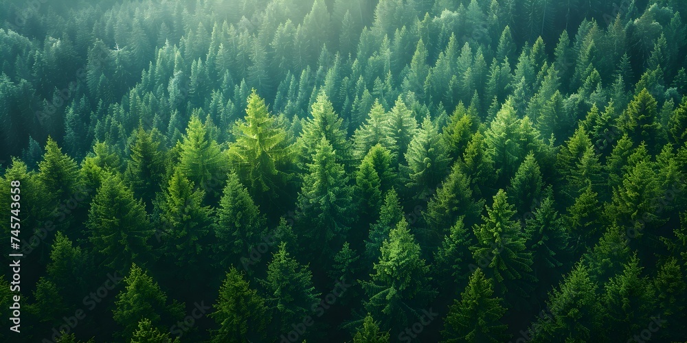 Vibrant forest ecosystem trees protect biodiversity regulate climate ...