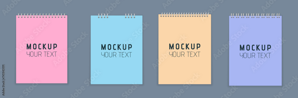 Paper notes on stickers, notepads and memo messages torn paper sheets ...