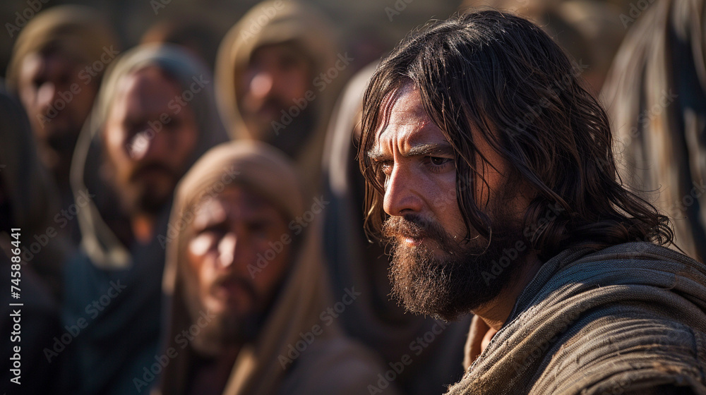 With a heart full of compassion, Jesus engages in earnest conversation ...