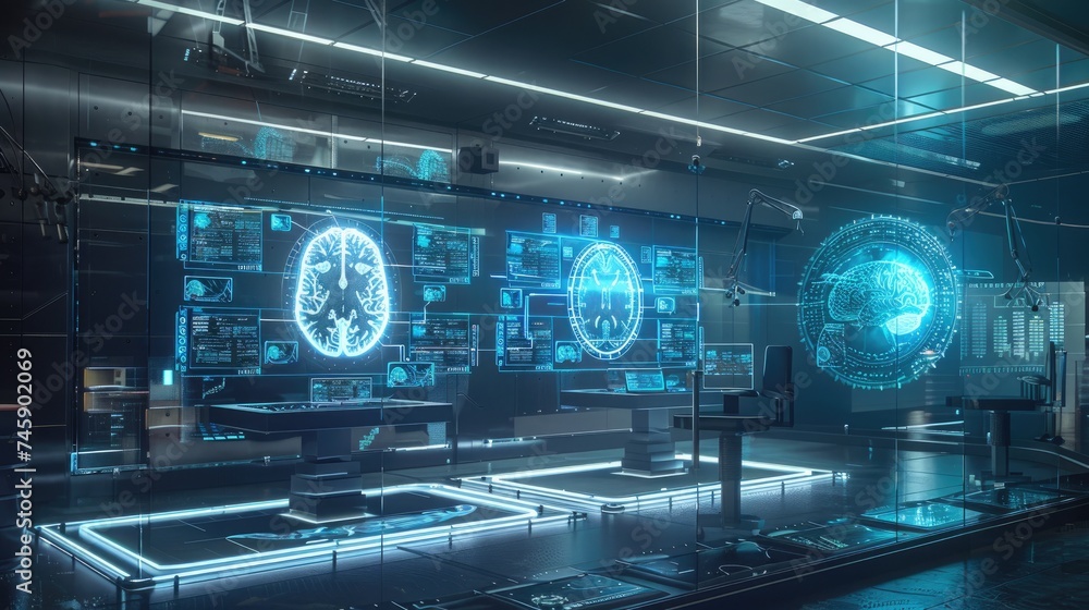 ฺฺBrain research medical technology. Modern Brain Study Laboratory and ...