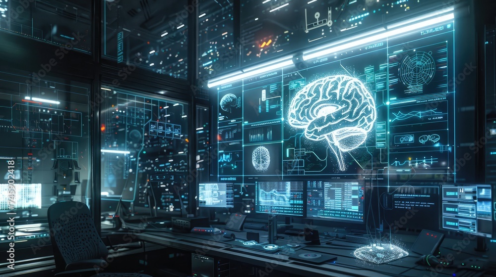 ฺฺBrain research medical technology. Modern Brain Study Laboratory and ...