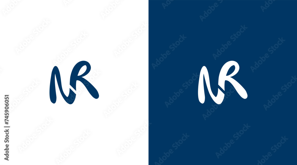 NR Letter Logo Design, NR icon Brand identity Design Monogram ...
